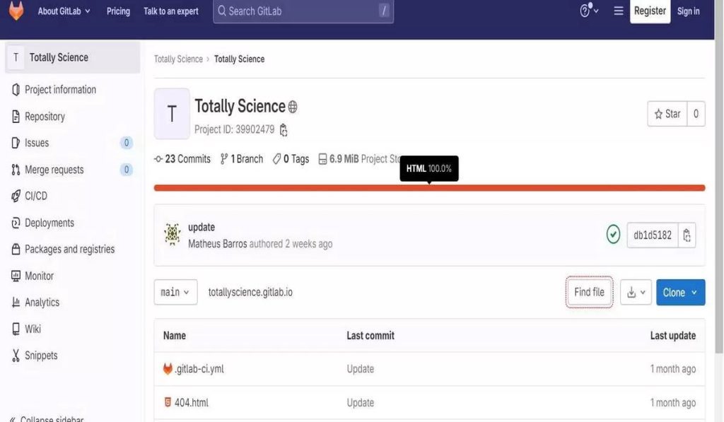 How to Use TotallyScience GitLab to Collaborate on Projects