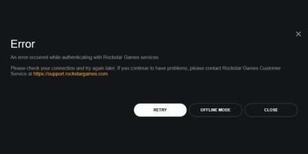 How to Fix “An Error Occurred While Authenticating with Rockstar Games”?