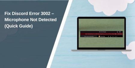 Fix Discord Error 3002 – Microphone Not Detected (Quick Guide)