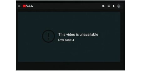 How to Fix YouTube Error Code 4 “This Video Is Unavailable”